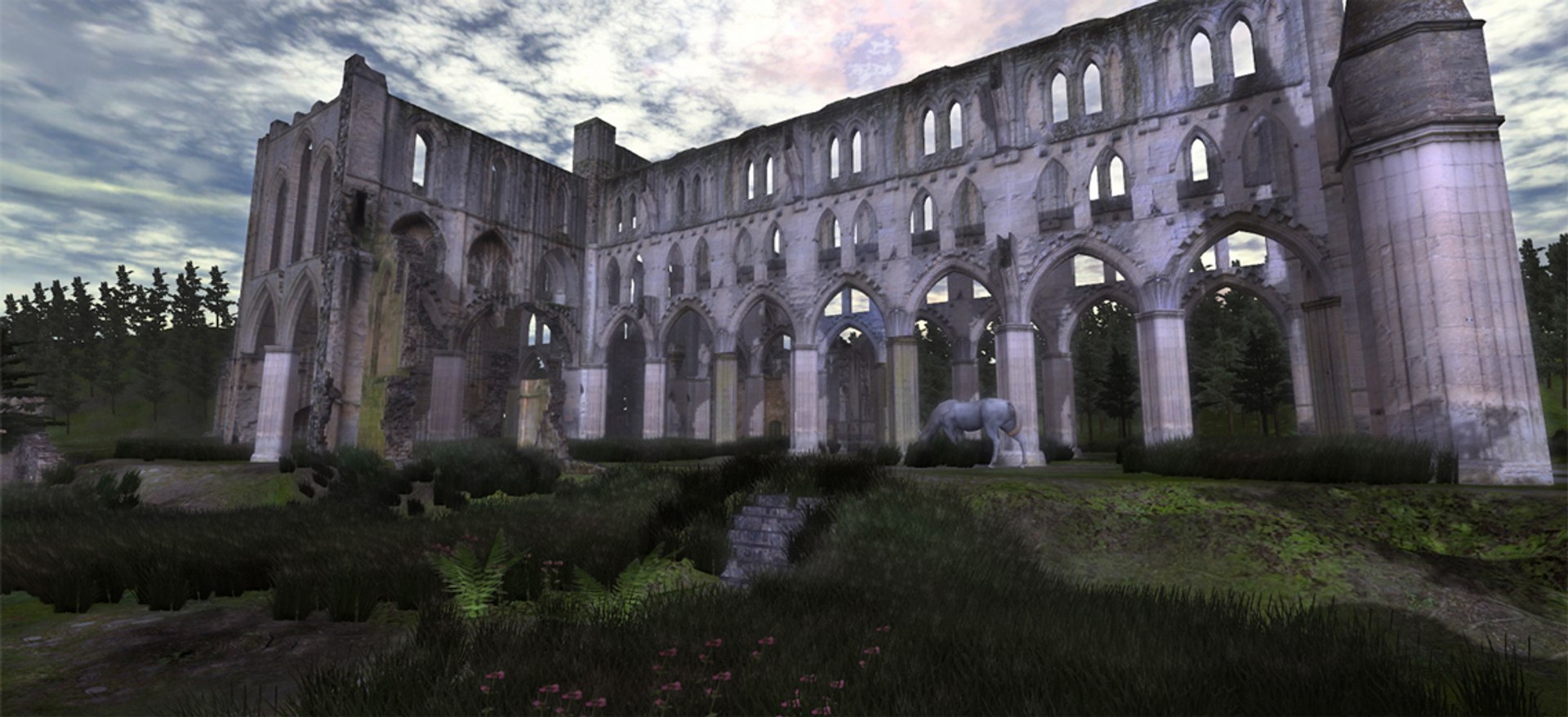 Abbey England 3d Model
