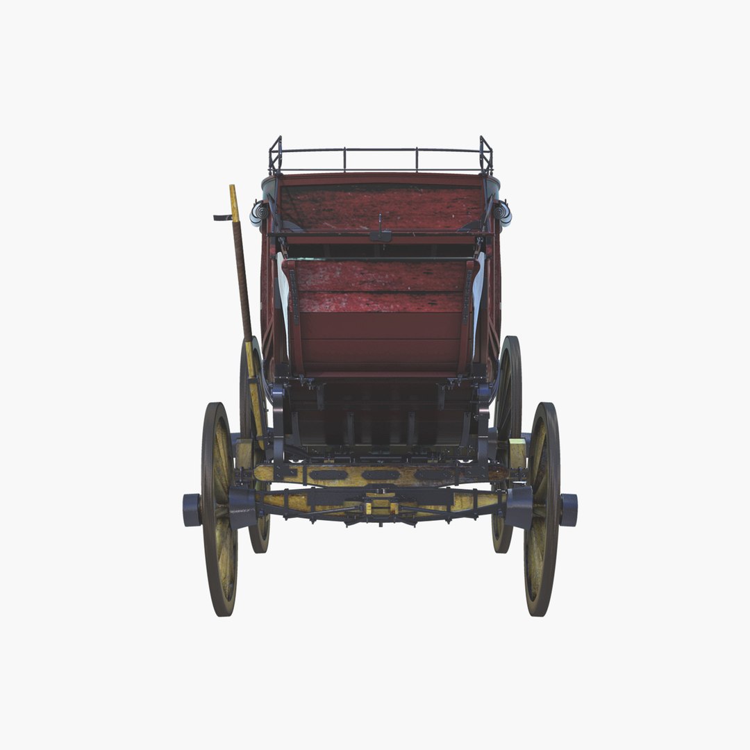 Stage Coach 3d Model