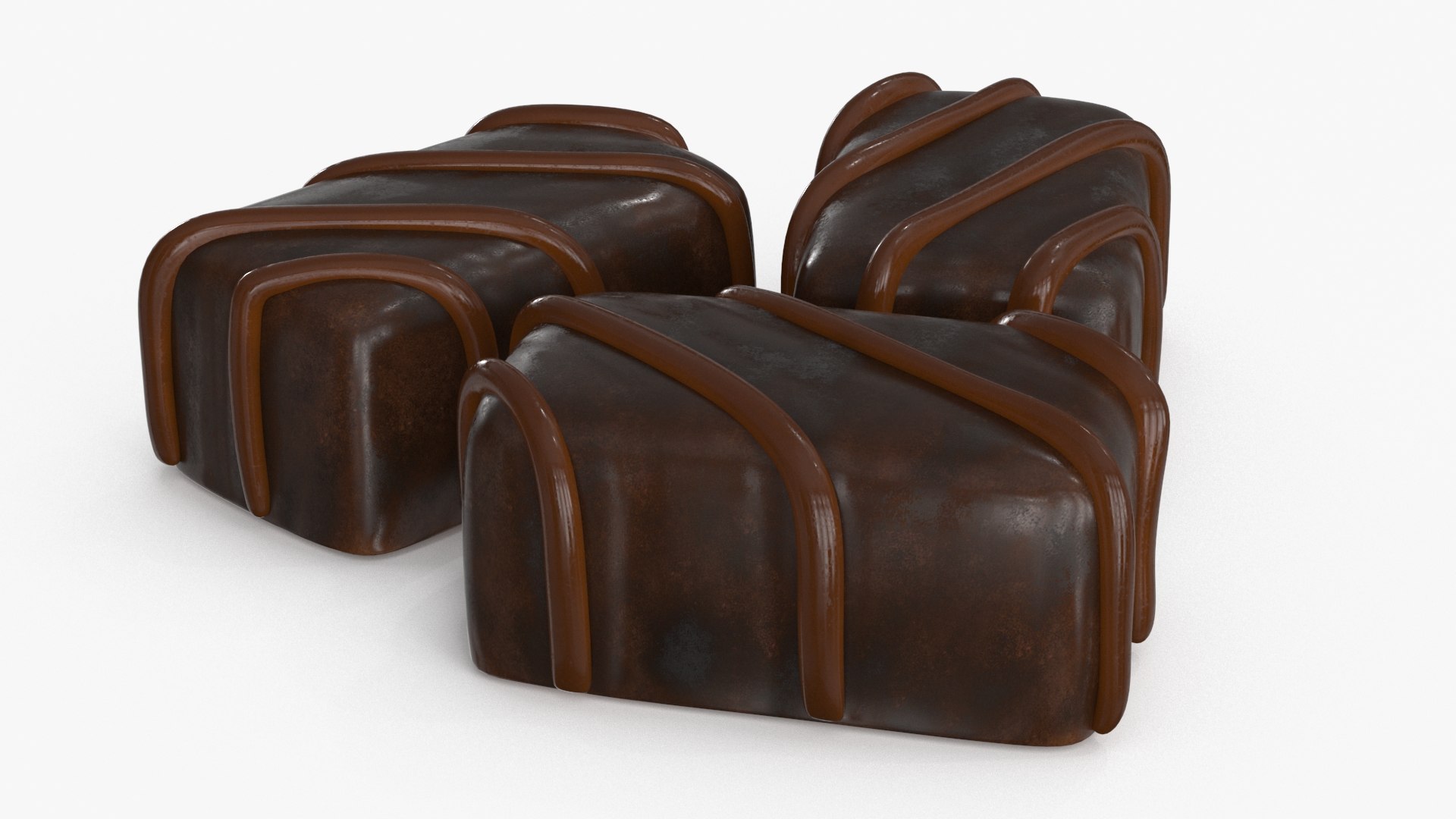 3D Chocolate Candy V2 - TurboSquid 2129319