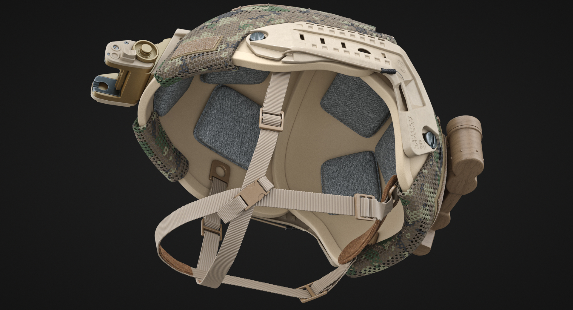 3D combat helmet ballistic model - TurboSquid 1213344