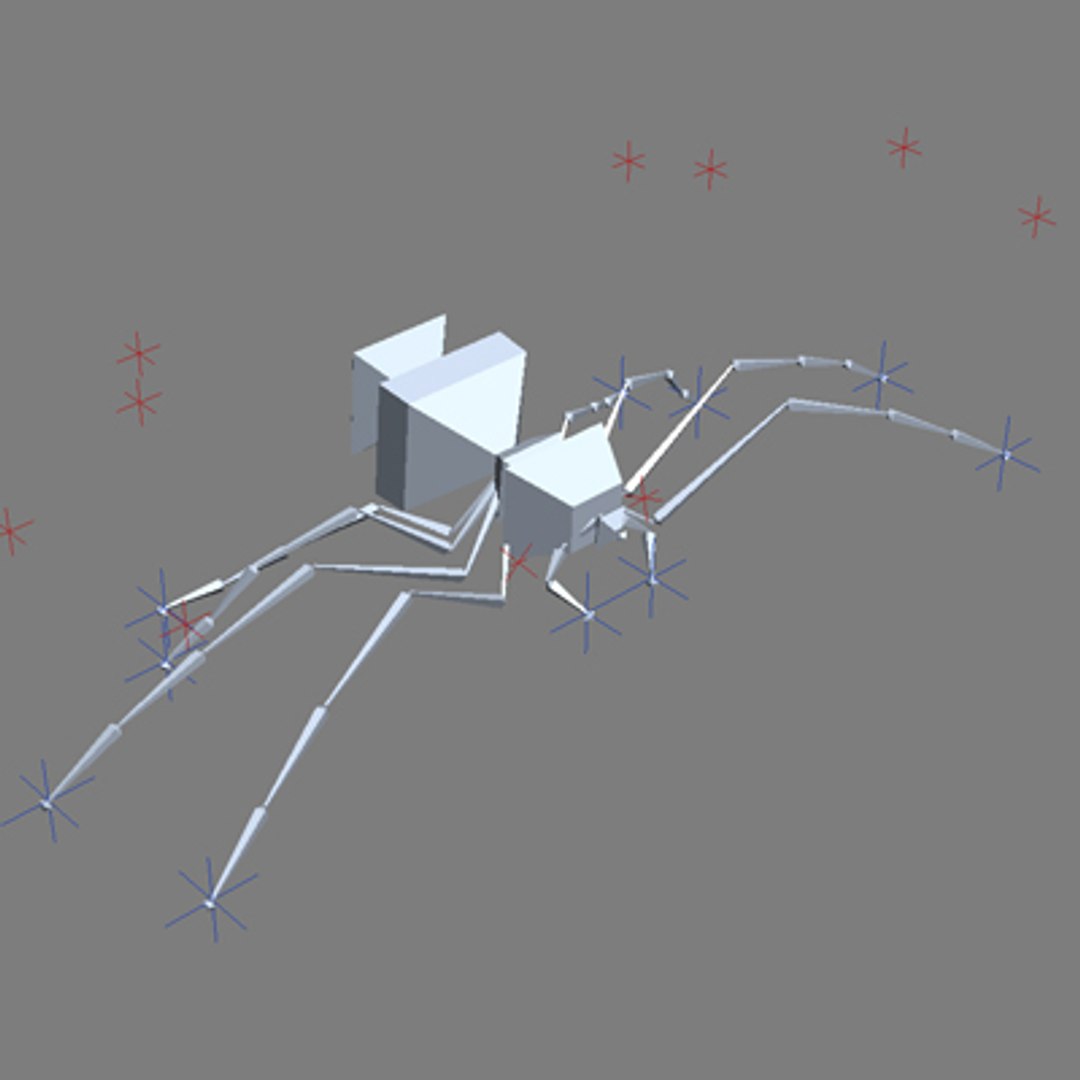 Animation Spider Rigged Max