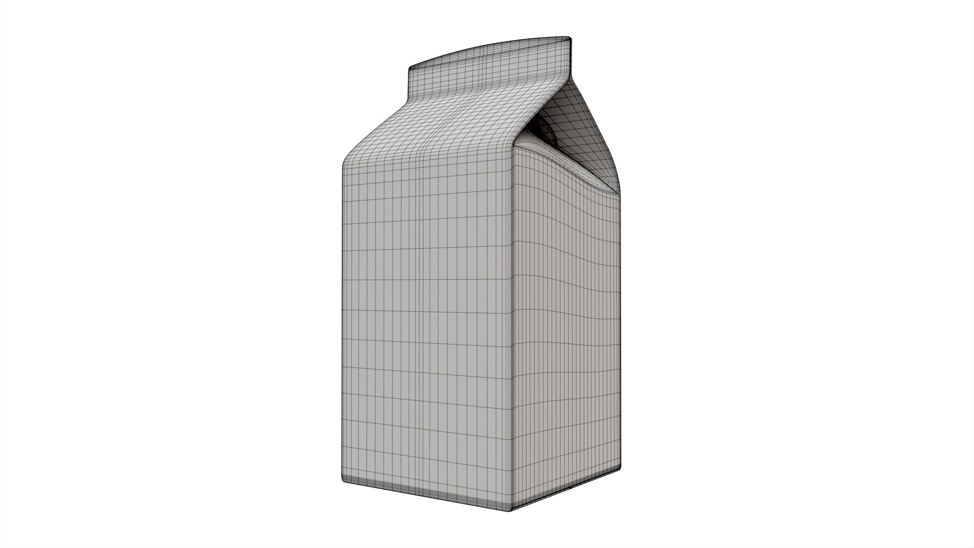 Milk Packaging Box With Cap 500 Ml Mockup 01 3D Model - TurboSquid 2142464