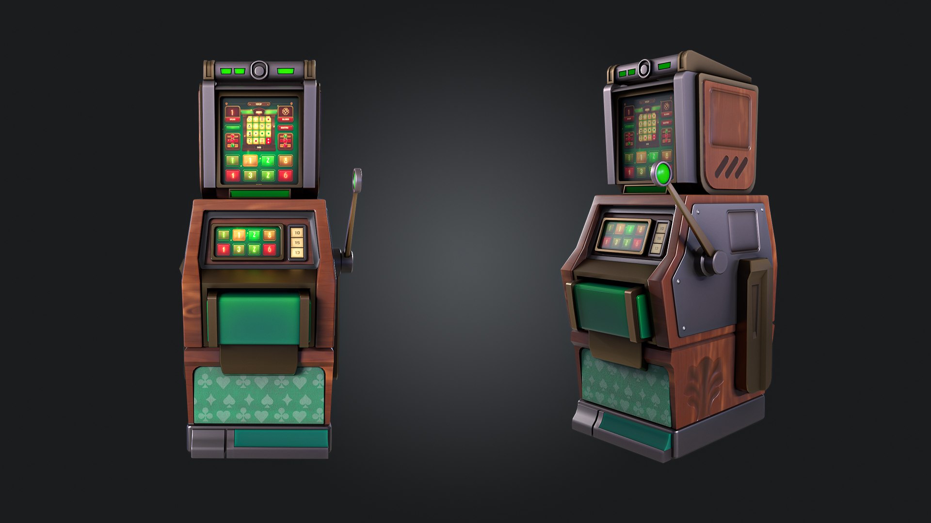 Slot Machine Model - TurboSquid 2166189
