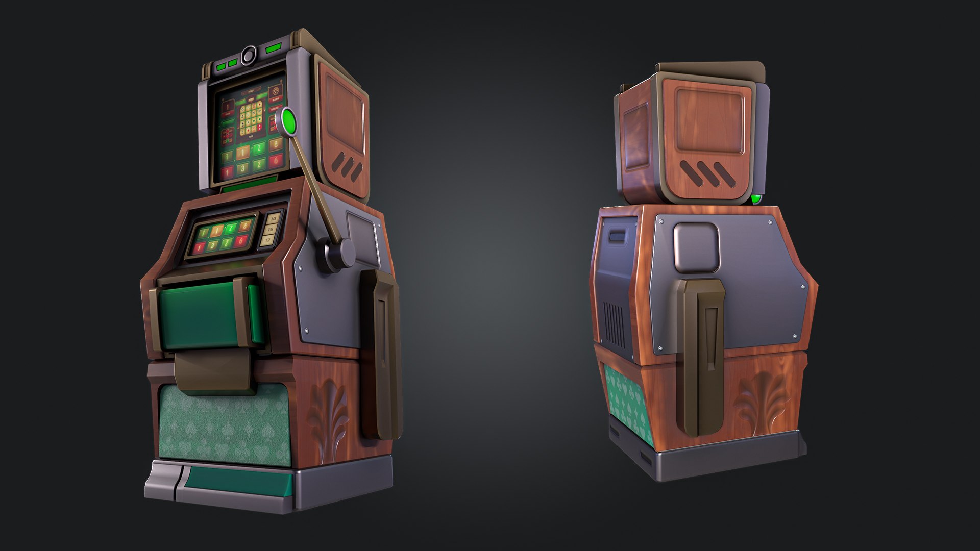 Slot Machine Model - TurboSquid 2166189