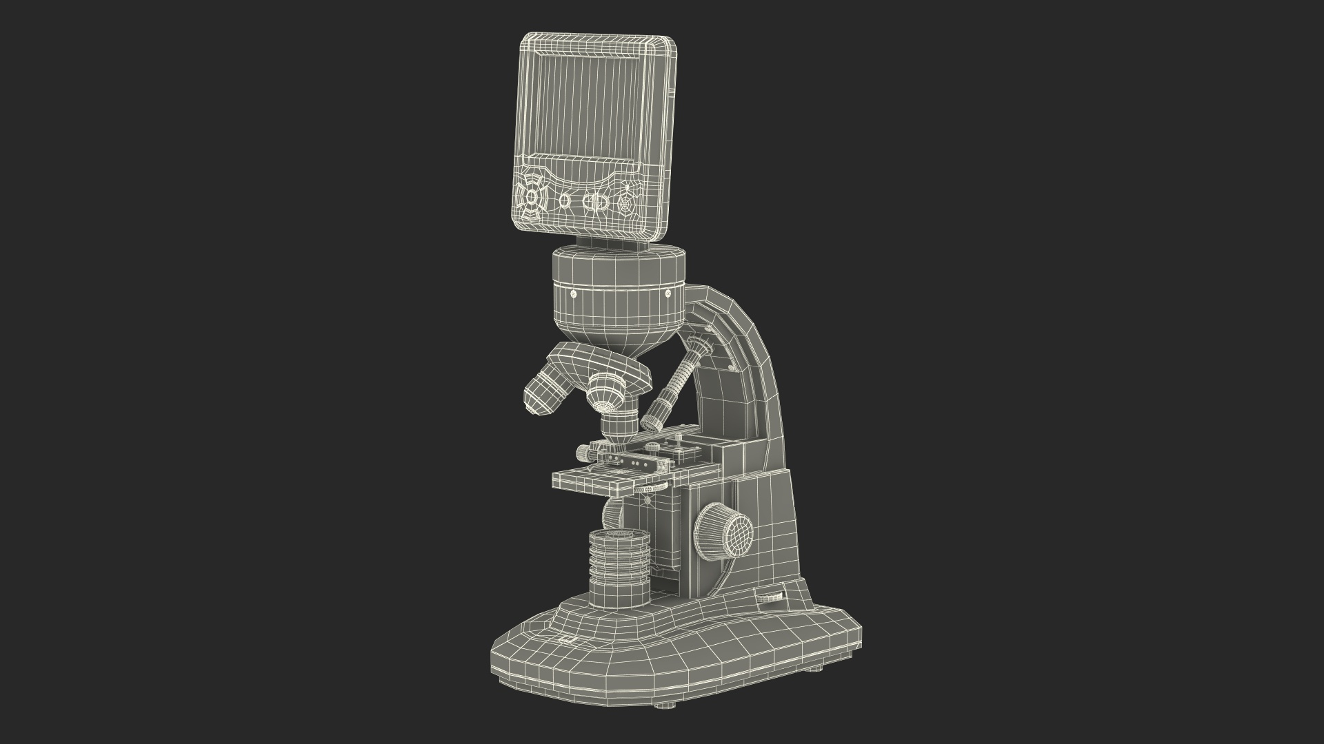 Professional Biological Microscope 3D Model - TurboSquid 2139976