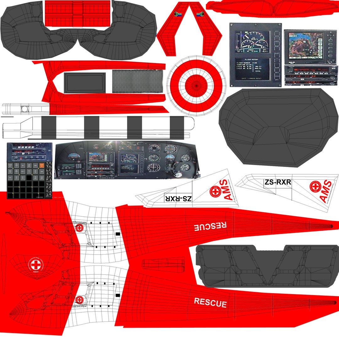 Eurocopter As350 Helicopter 3d Model