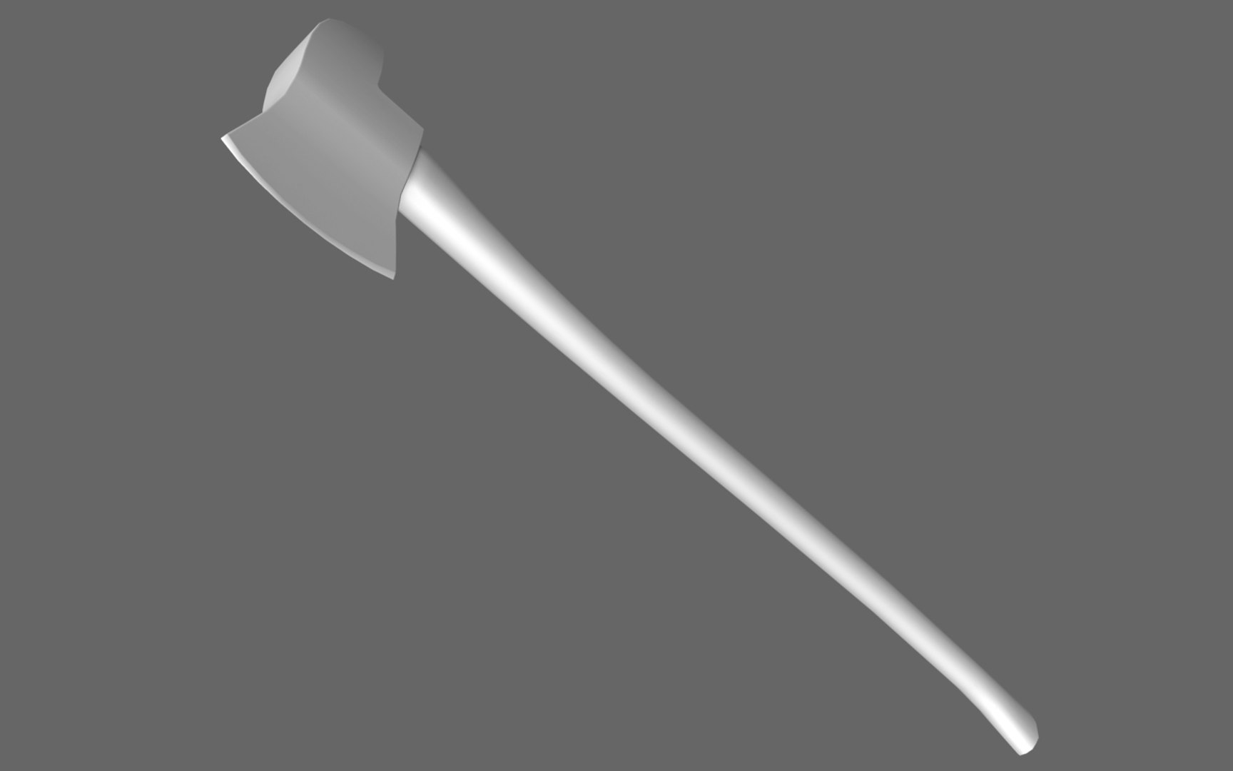 maya axe polygonal