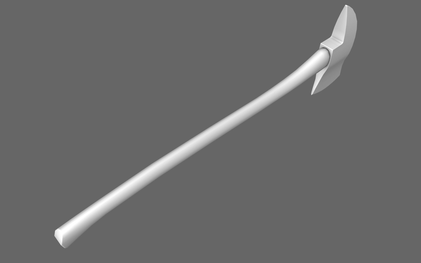 maya axe polygonal
