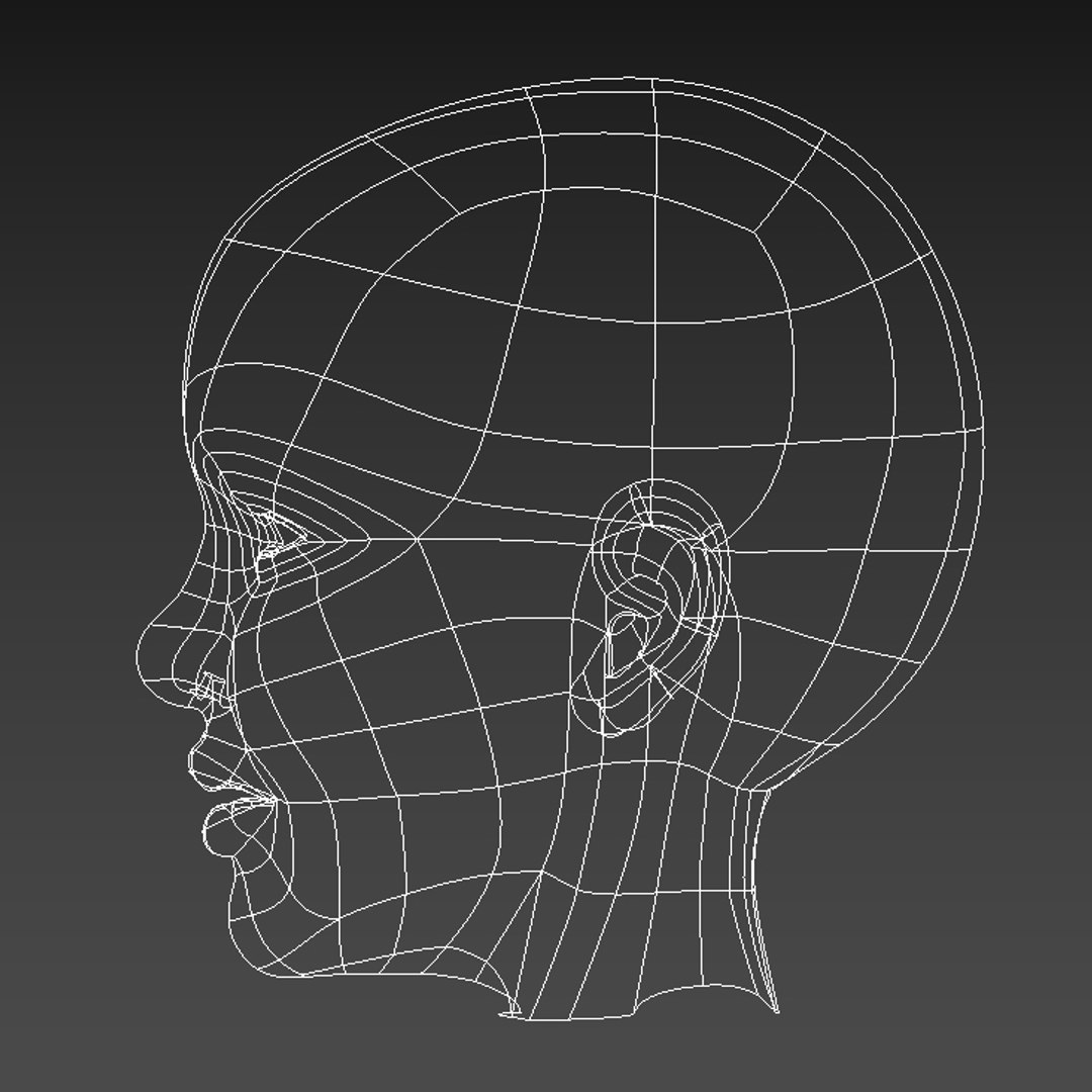 Head Sculpt Child Splines Model - TurboSquid 1339196