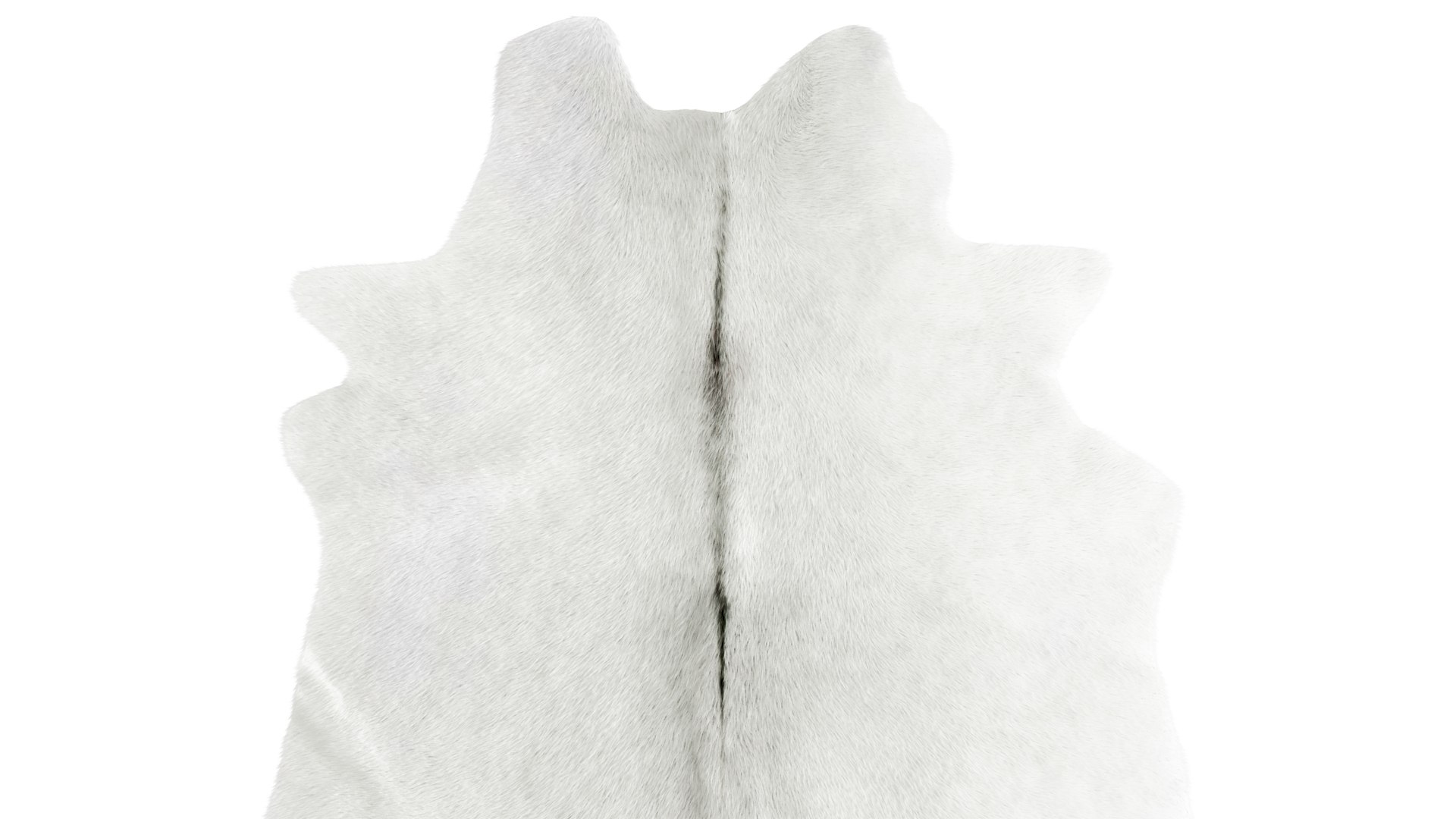 3D Light Grey Cowhide Rug - TurboSquid 2518968