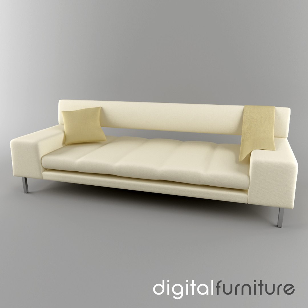 3d sofa digital model