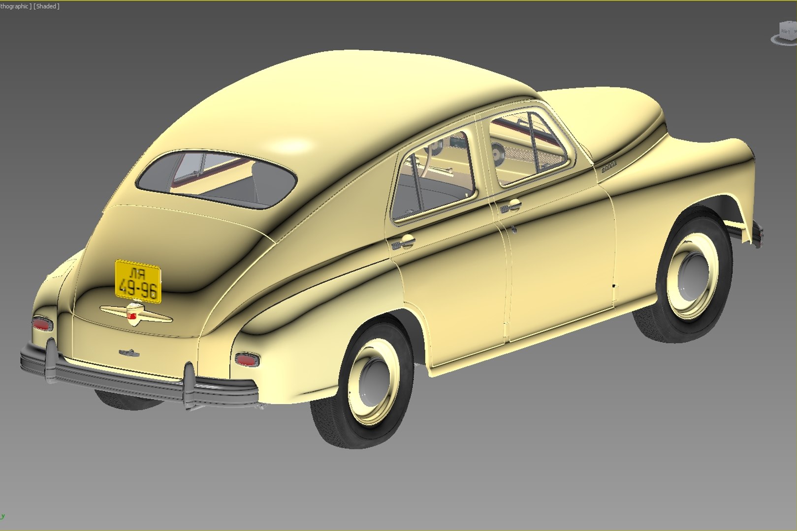 3d model pobeda victory ussr