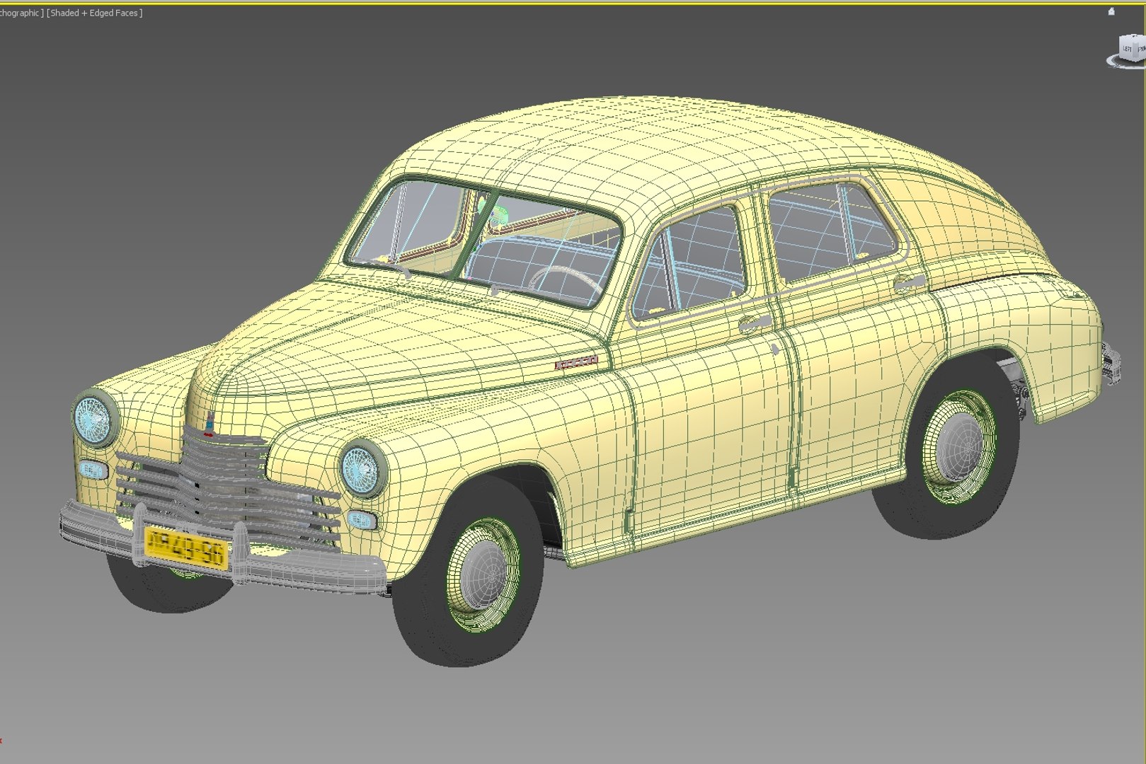 3d Model Pobeda Victory Ussr