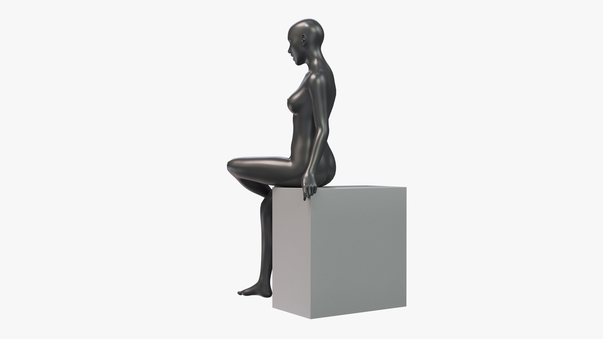 3D Mannequin Female 001 Pose 10 Model - TurboSquid 1947639