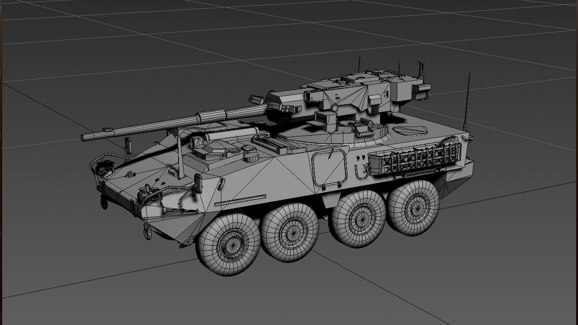 M1128 Stryker Middle Poly 3D - TurboSquid 2023198