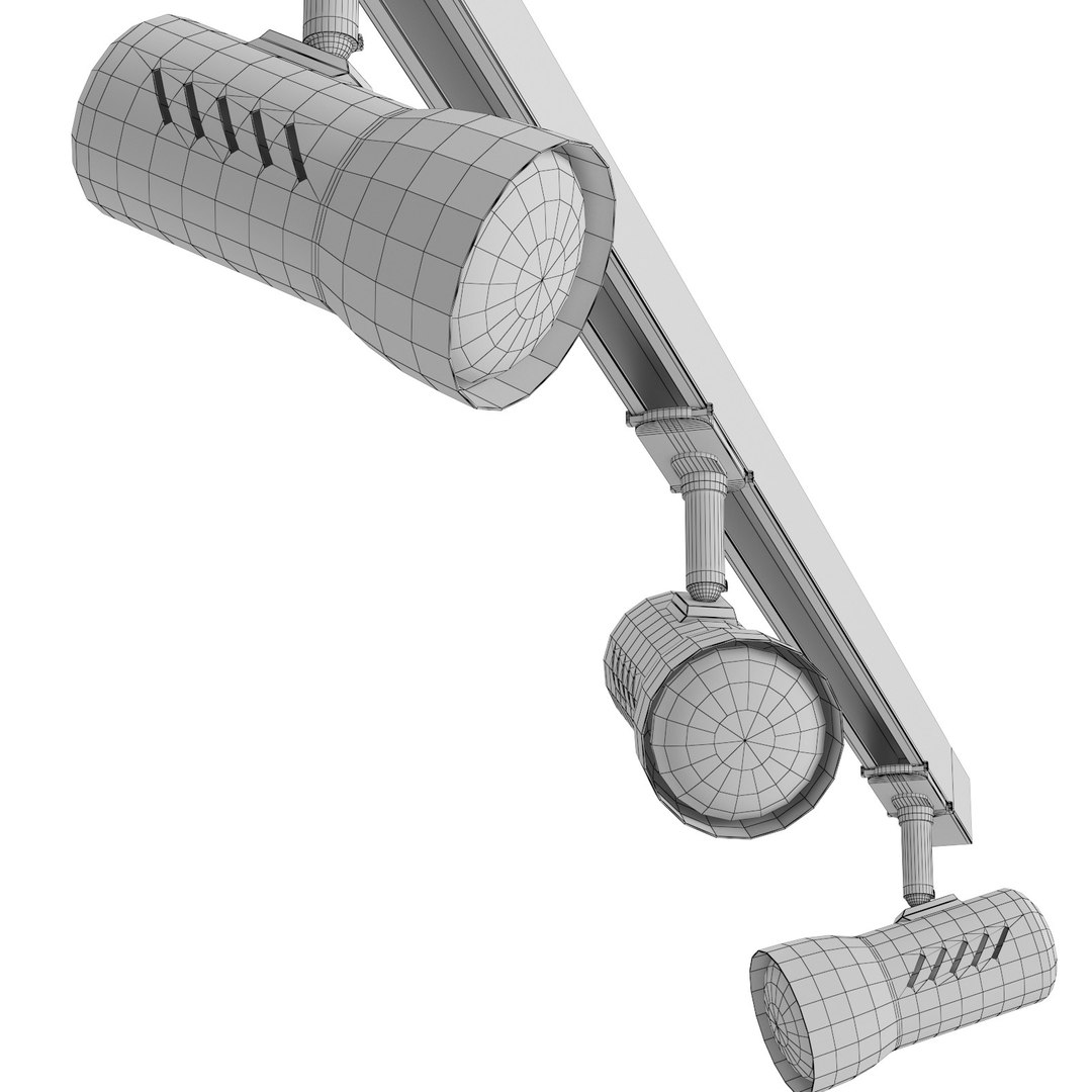 Track light 3D model - TurboSquid 1561384