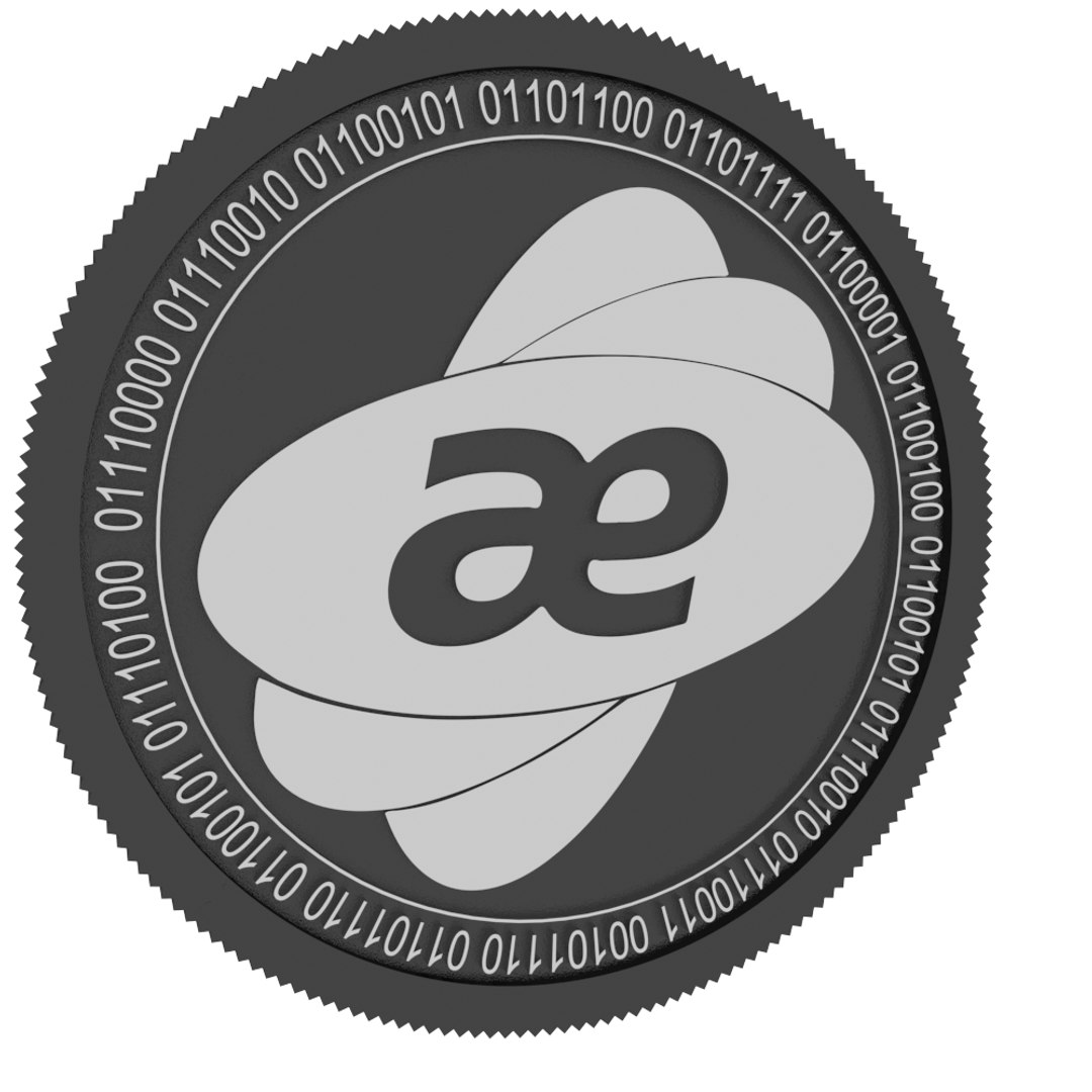 Aeon Black Coin 3D Model - TurboSquid 1492829