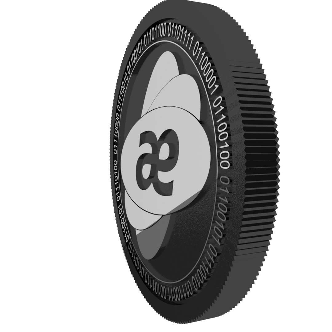Aeon Black Coin 3D Model - TurboSquid 1492829