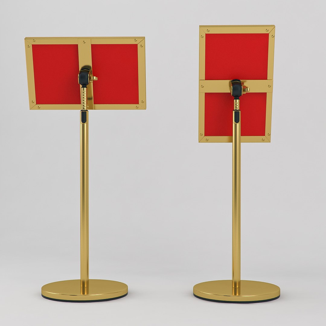 3d signstand stand