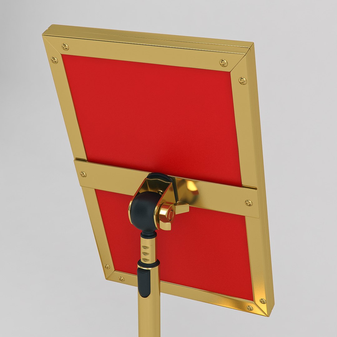 3d signstand stand