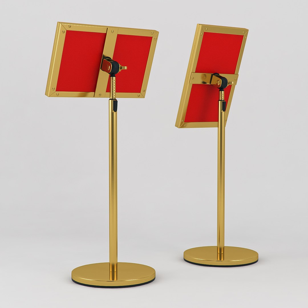 3d signstand stand