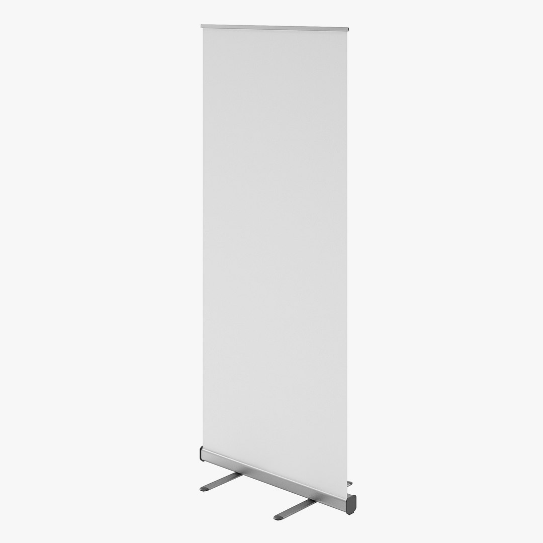 3D Model Banner Stand - TurboSquid 1344579