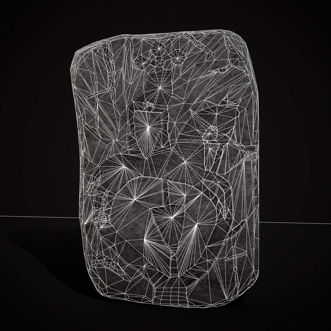 Old Grey Counter Relief Headstone 3D Model - TurboSquid 1968014