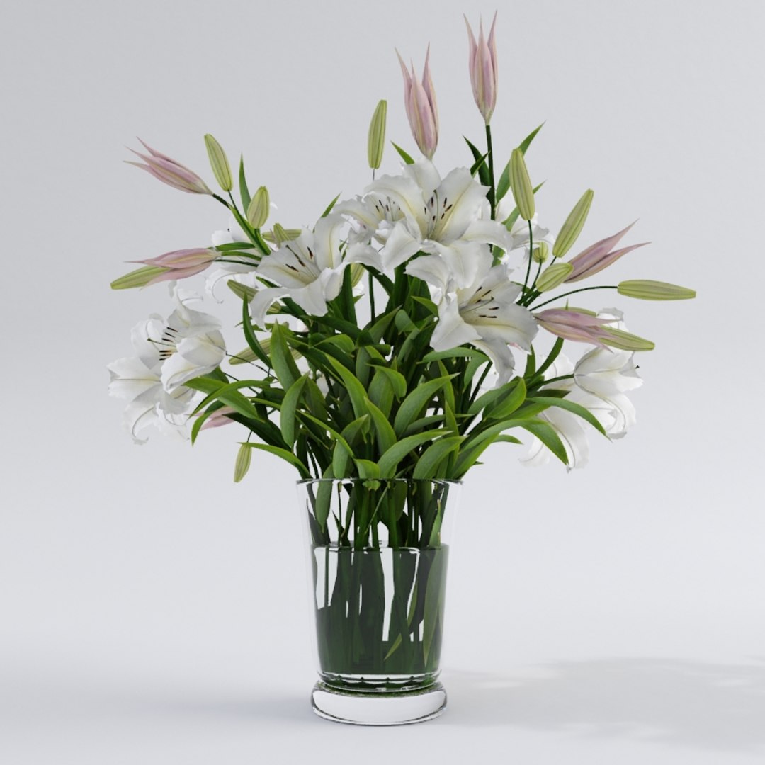 3d Realistic Lilys