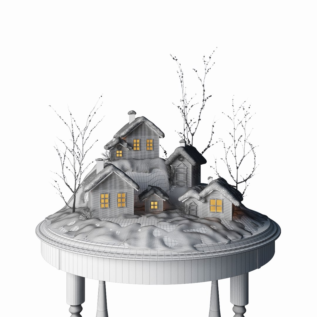 Christmas Decoration 3d Fbx