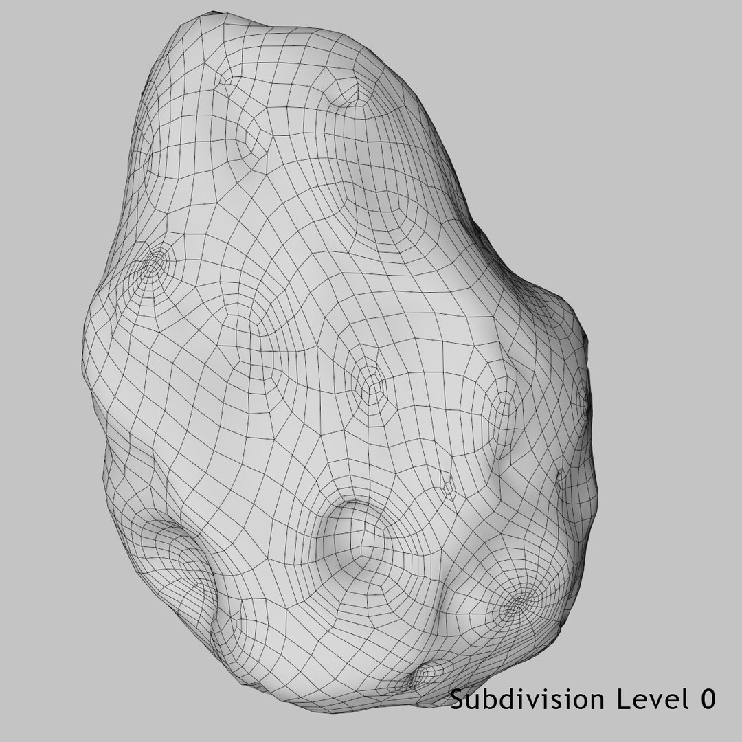 Asteroid Meteoroid Rock 3d Model