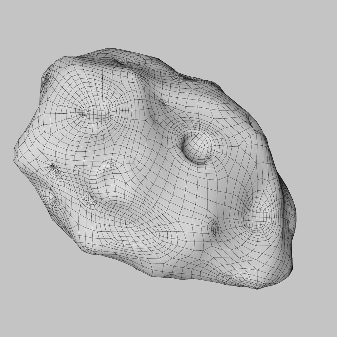Asteroid Meteoroid Rock 3d Model