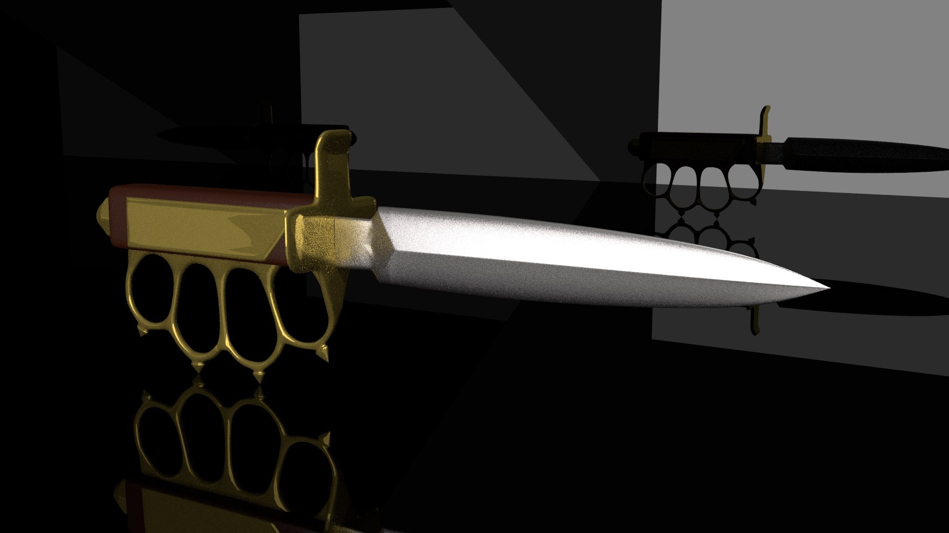Knuckle Nife 3d Model