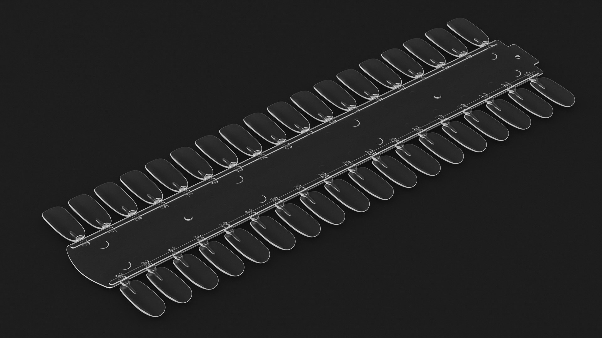 3D Nail Tip Display Palette Board Model - TurboSquid 1974323