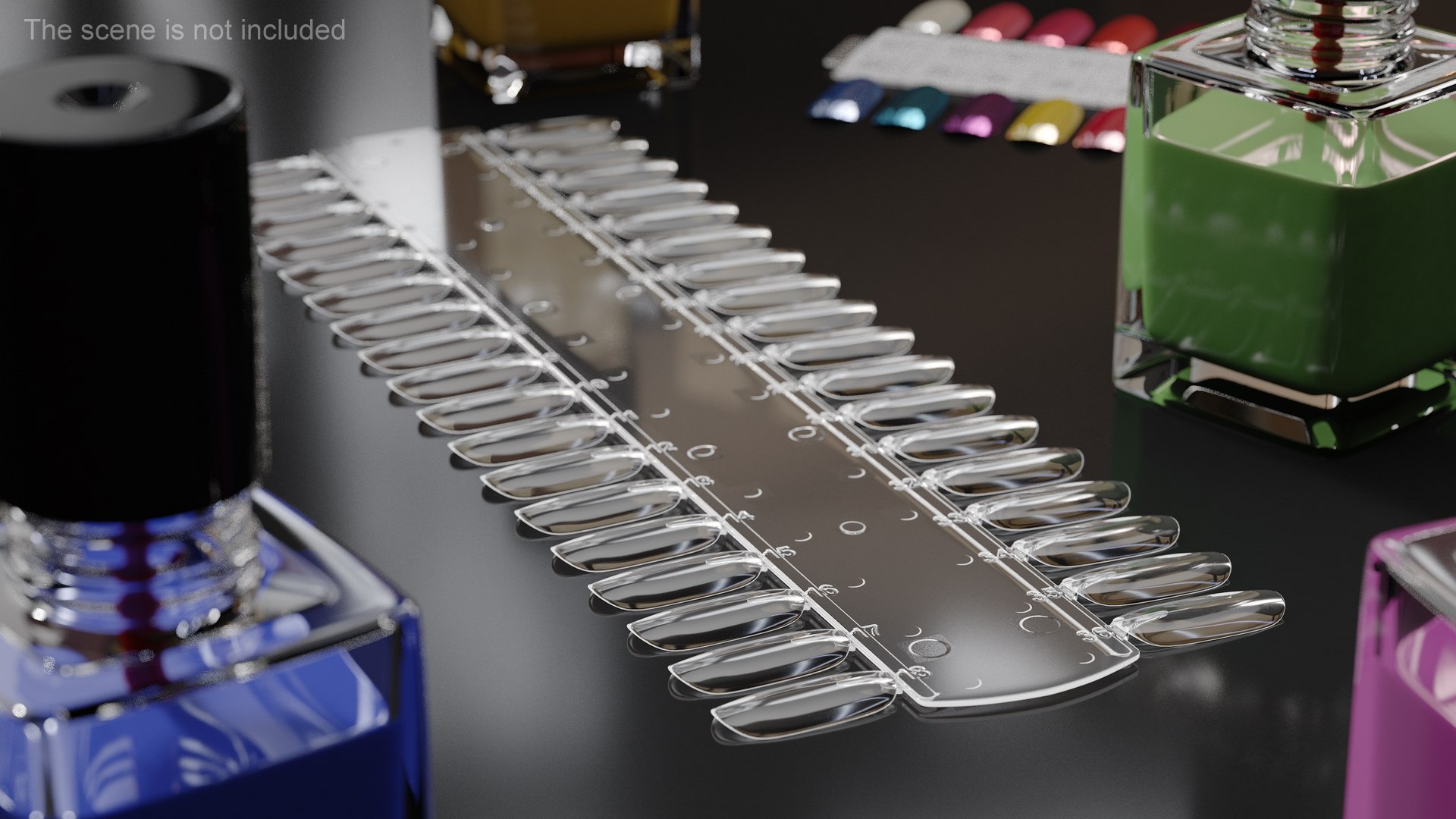 3D Nail Tip Display Palette Board Model - TurboSquid 1974323