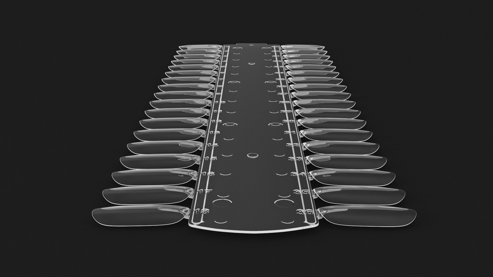 3D Nail Tip Display Palette Board Model - TurboSquid 1974323