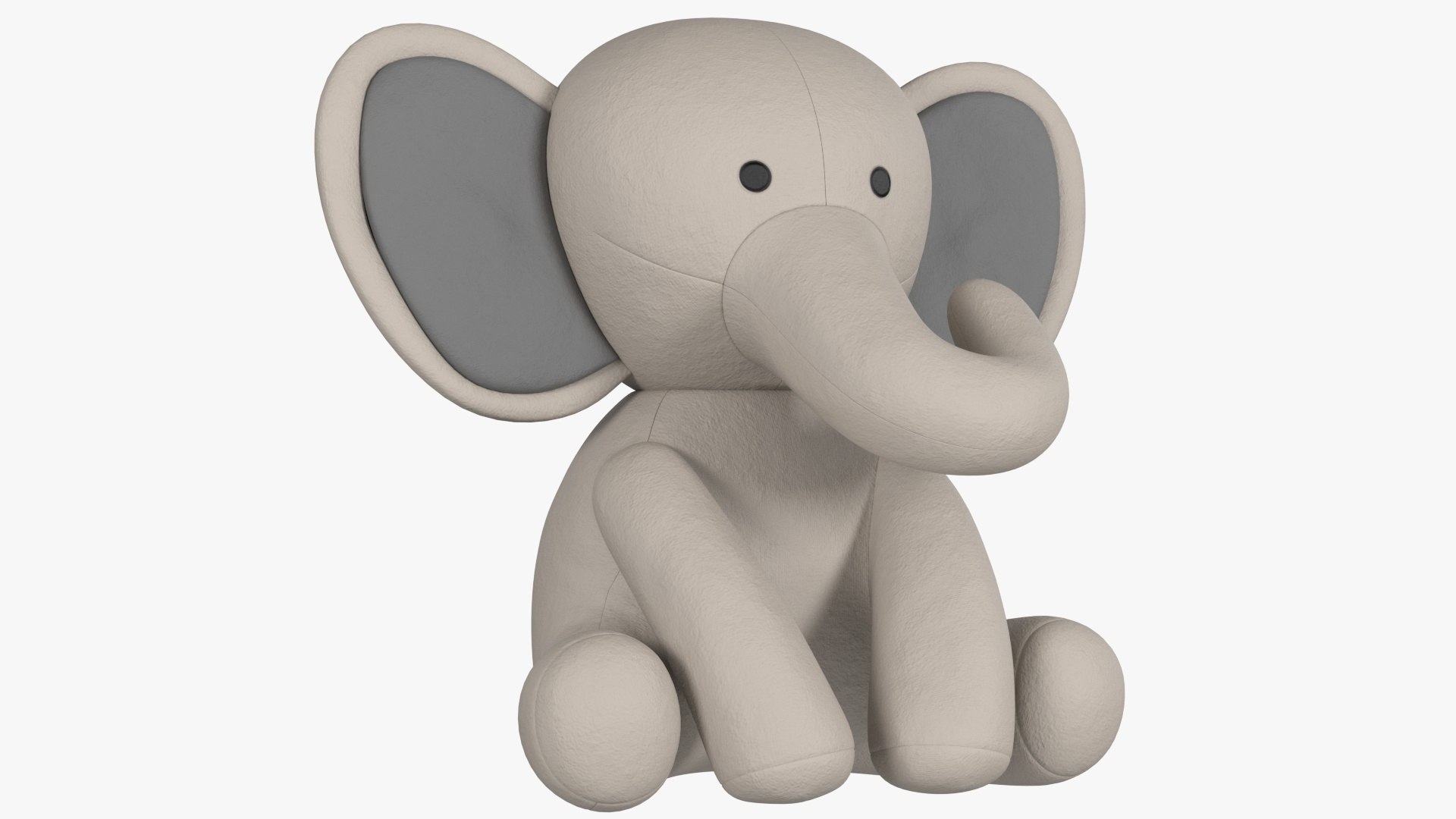 3D stuffed animal elephant - TurboSquid 1801057