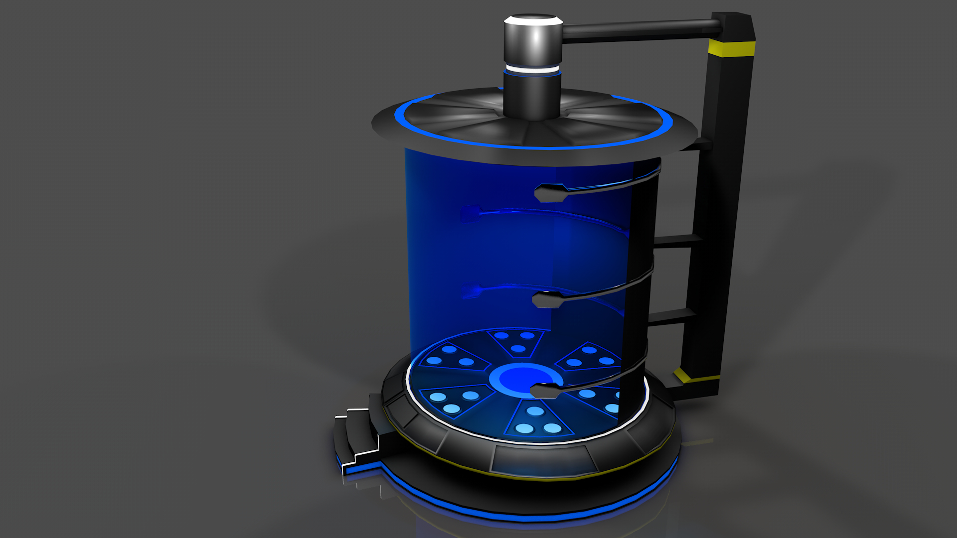3D Sci Fi Cylinder - TurboSquid 1776643