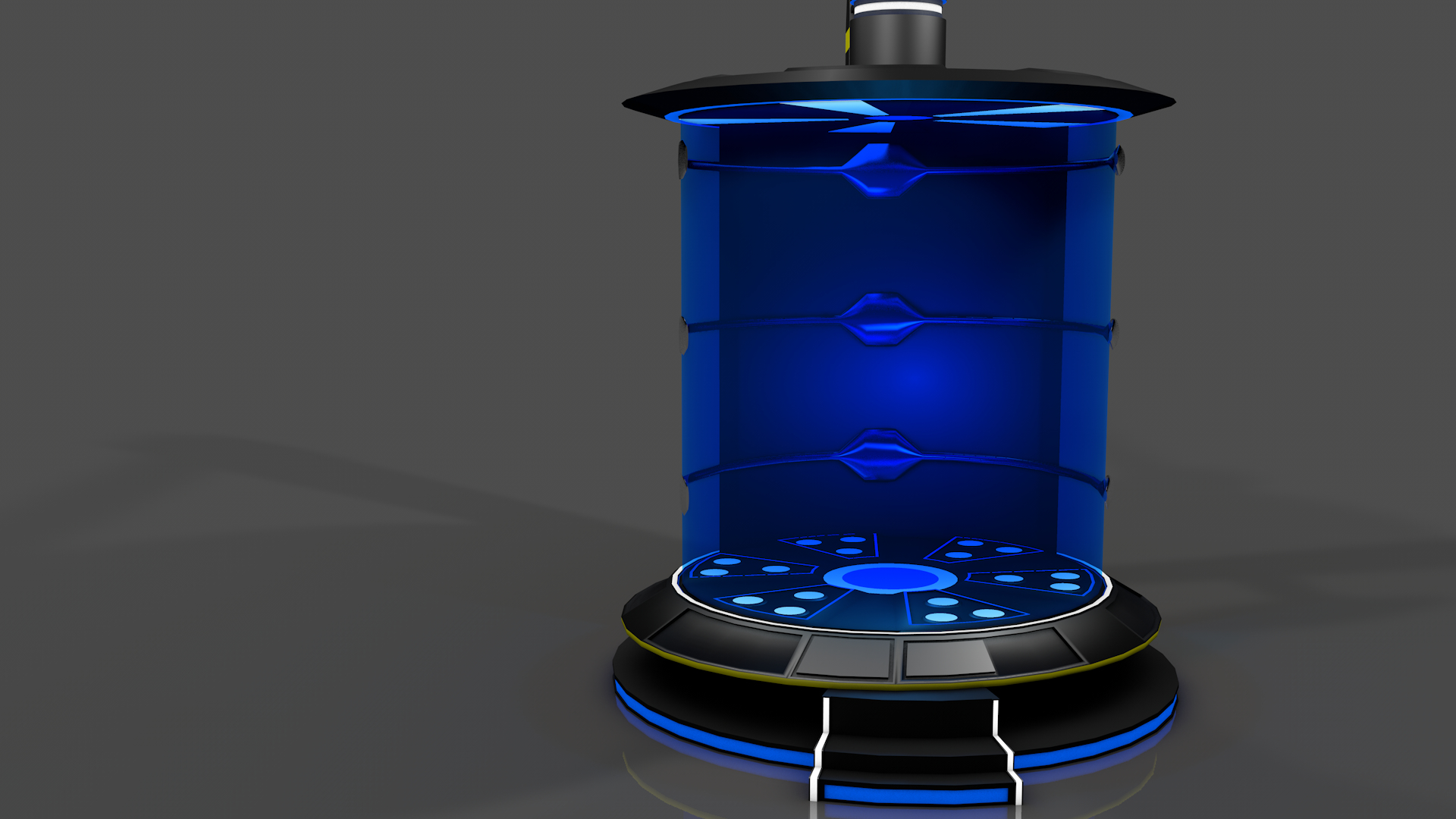 3D Sci Fi Cylinder - TurboSquid 1776643