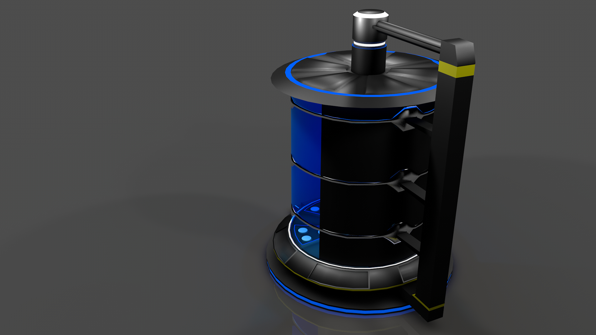 3D Sci Fi Cylinder - TurboSquid 1776643
