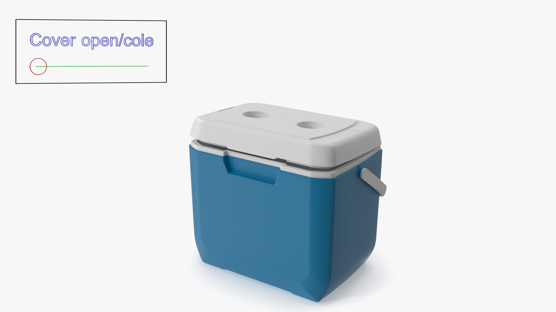 Portable 28 Quart Cool Box Rigged 3D Model - TurboSquid 2113253