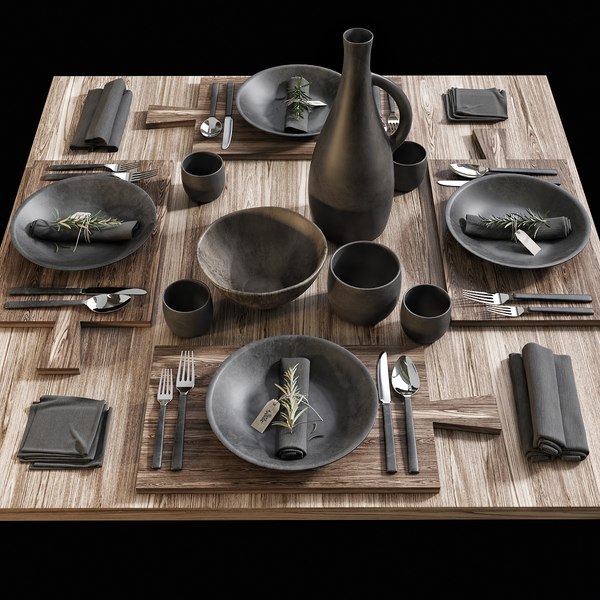 Dinner Plate 3D Models for Download | TurboSquid