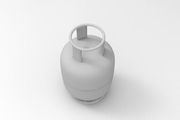 Gas cylinder model - TurboSquid 1680991