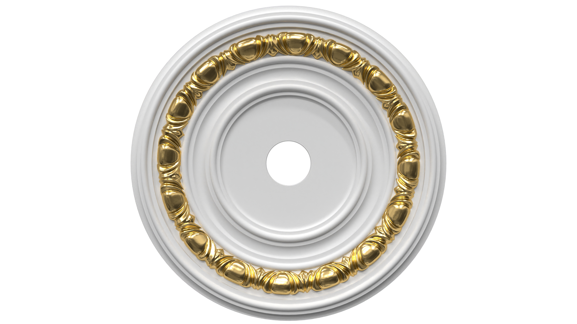 3D Ceiling Sockets Gypsum Plaster DR16 - TurboSquid 2014158