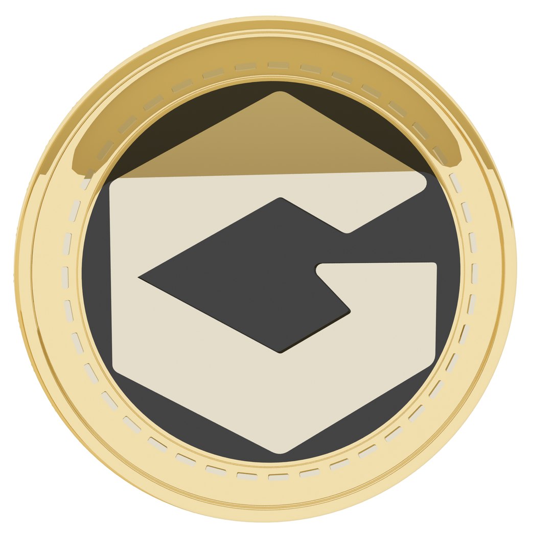 GoNetwork Cryptocurrency Gold Coin 3D - TurboSquid 1856693