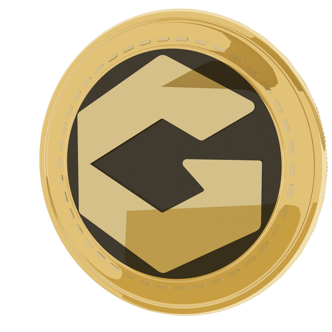 GoNetwork Cryptocurrency Gold Coin 3D - TurboSquid 1856693
