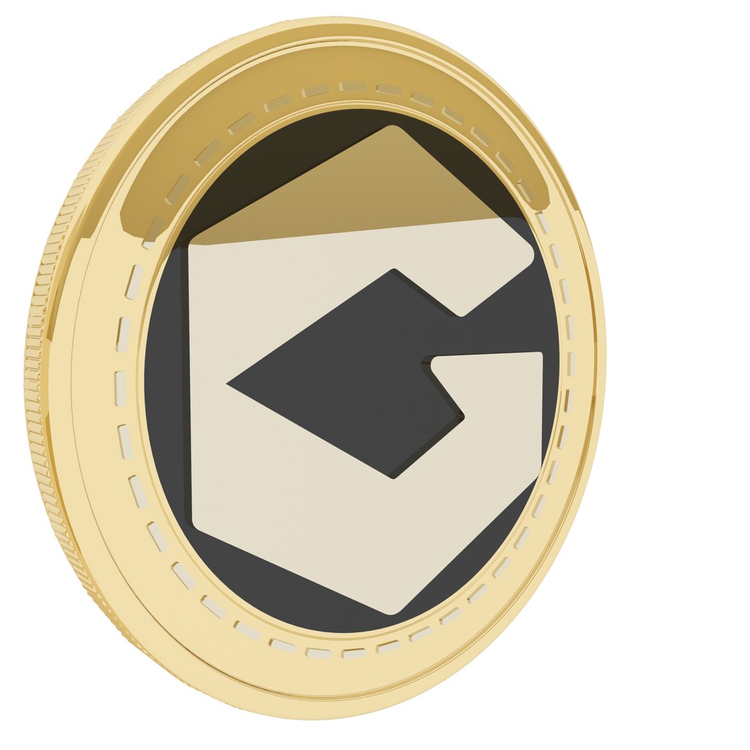 GoNetwork Cryptocurrency Gold Coin 3D - TurboSquid 1856693