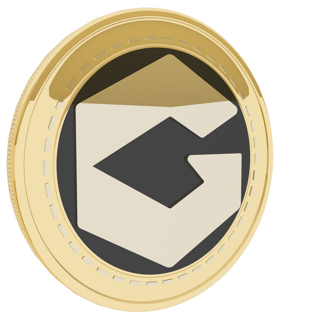 GoNetwork Cryptocurrency Gold Coin 3D - TurboSquid 1856693