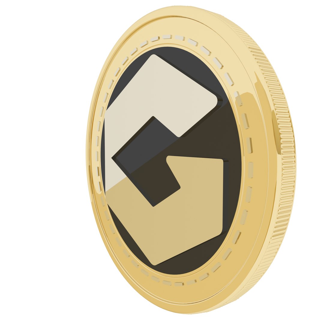 GoNetwork Cryptocurrency Gold Coin 3D - TurboSquid 1856693