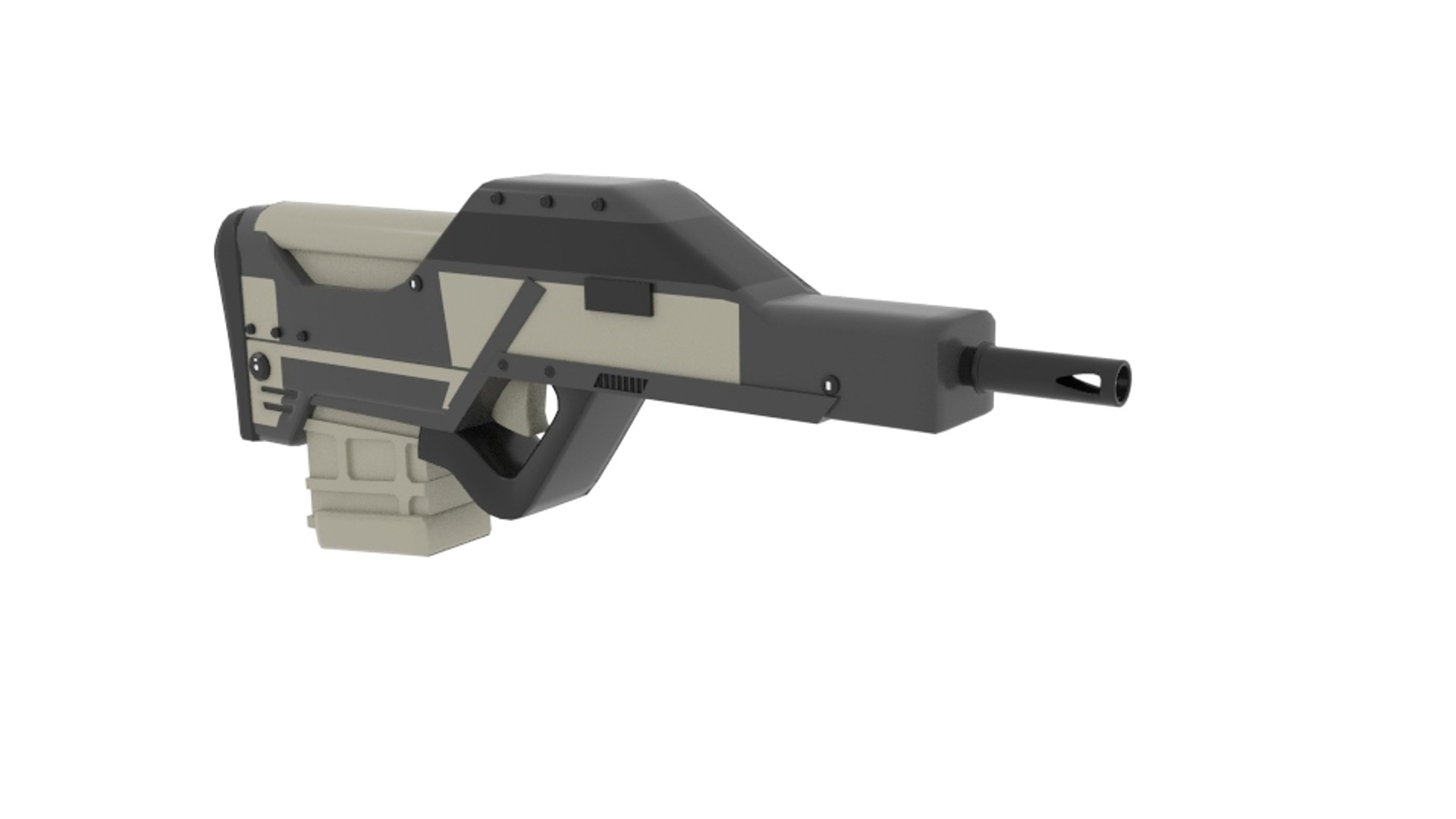 Free 3D Model Myweapon Flat Gun - TurboSquid 1210378