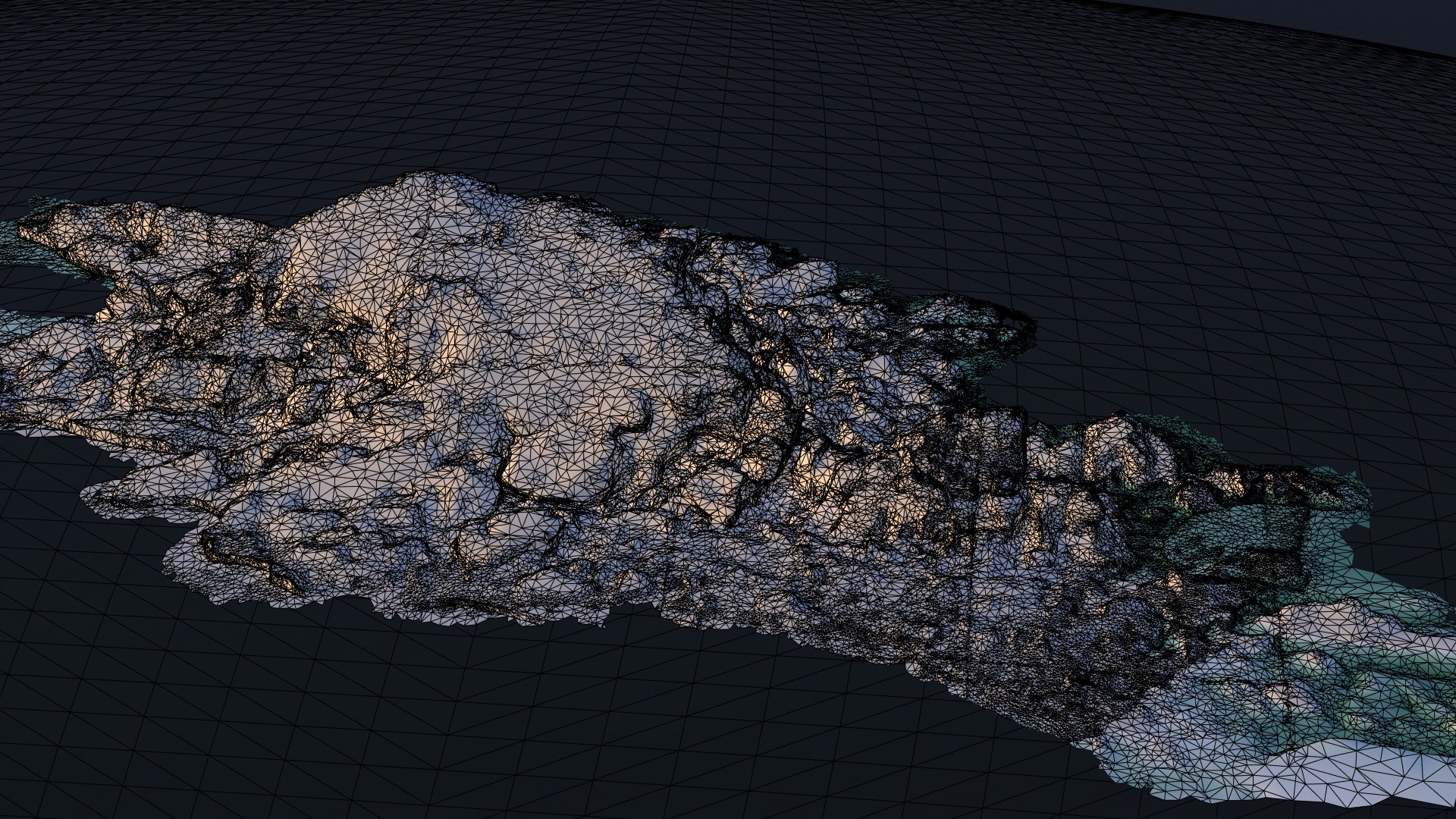 Cliff In The Sea 3D Model - TurboSquid 2039684